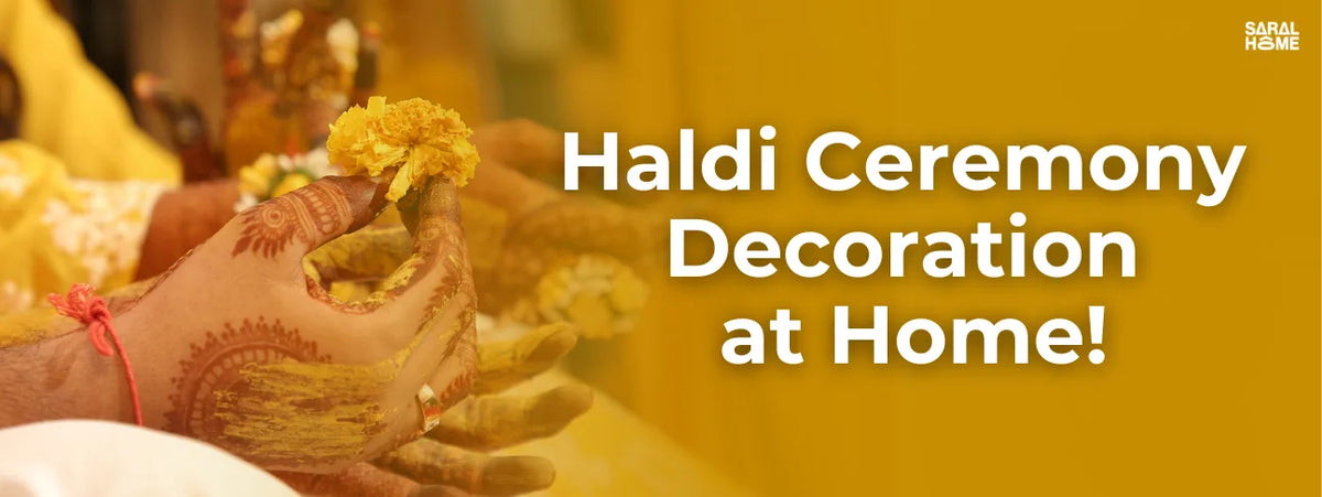Beautiful Haldi Ceremony Decoration at Home Ideas