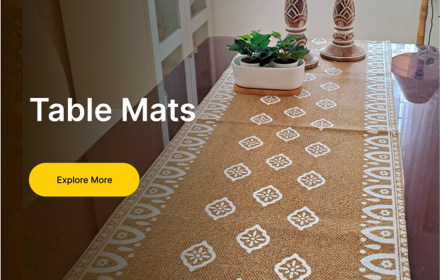 Buy Dining Table Mats Online at Best Price in India – Saral Home